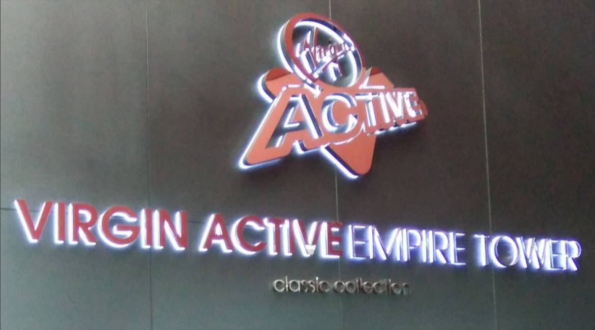 Sign Works || VIRGIN ACTIVE FITNESS CLUBS